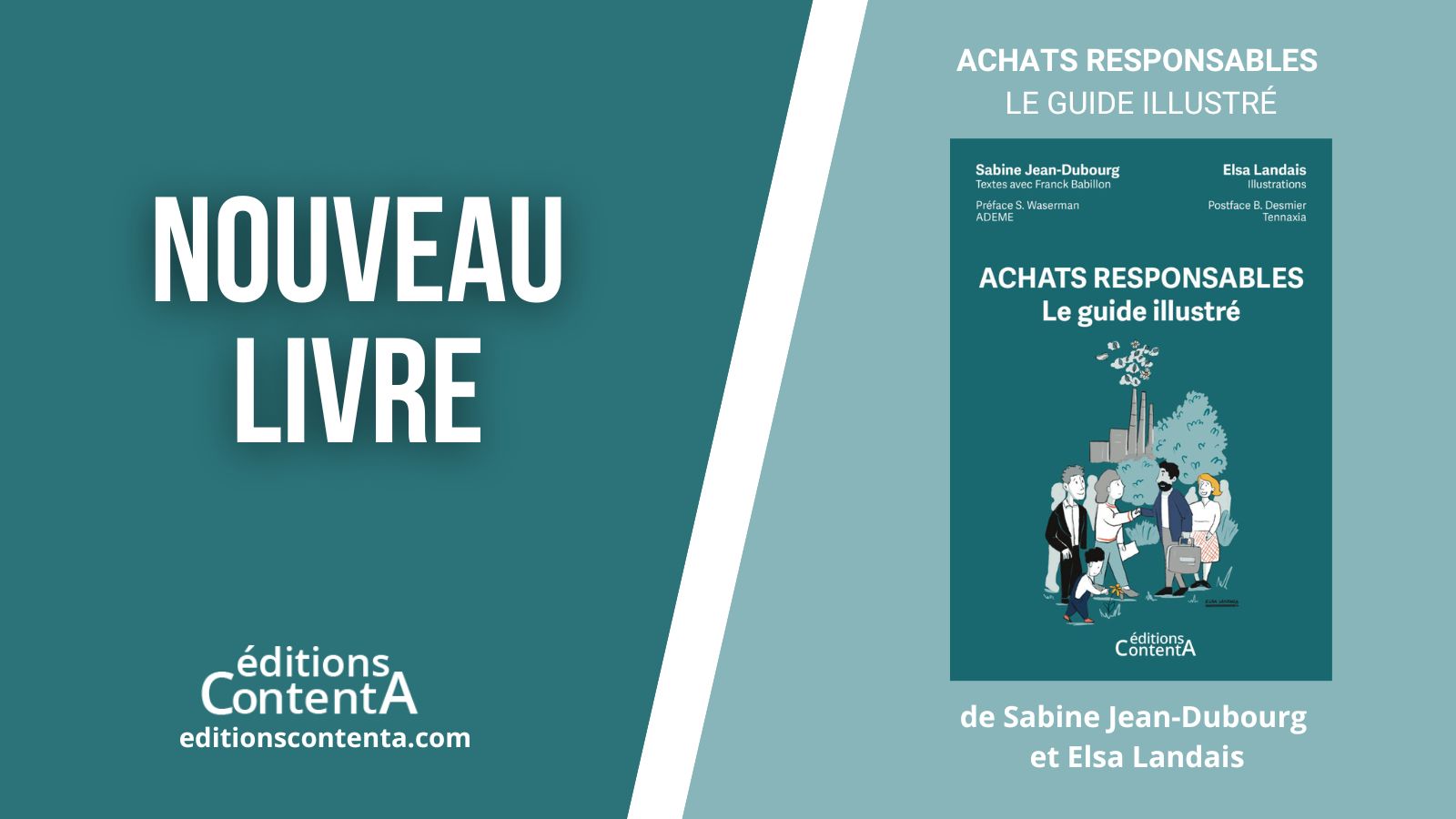 Sortie du livre « Achats responsables - Le guide illustré » - éditions Contenta